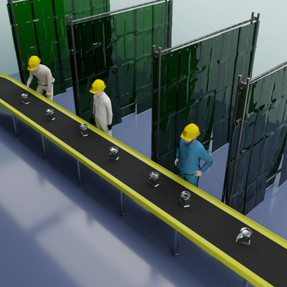 Screening Cubicles - Plastic Strip Curtain