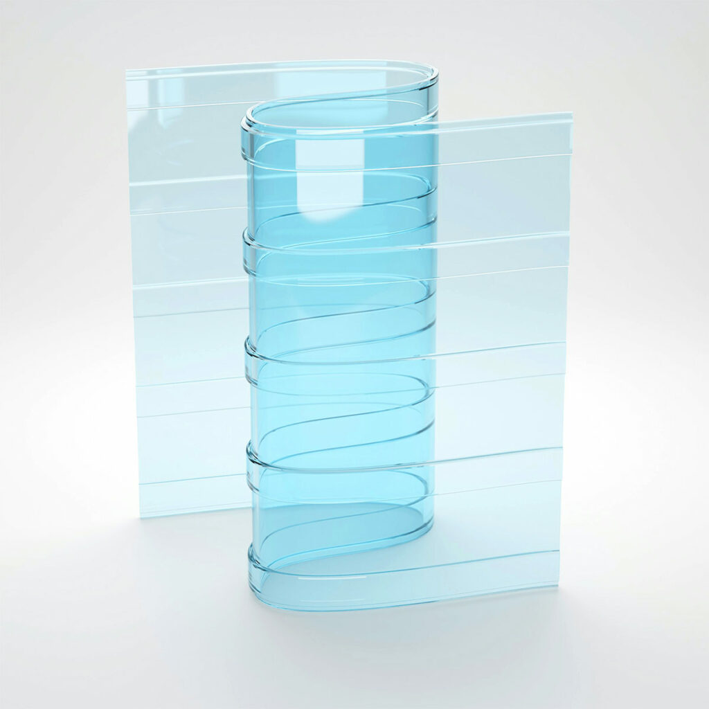 Factory Curtain Divider - Plastic Strip Curtain